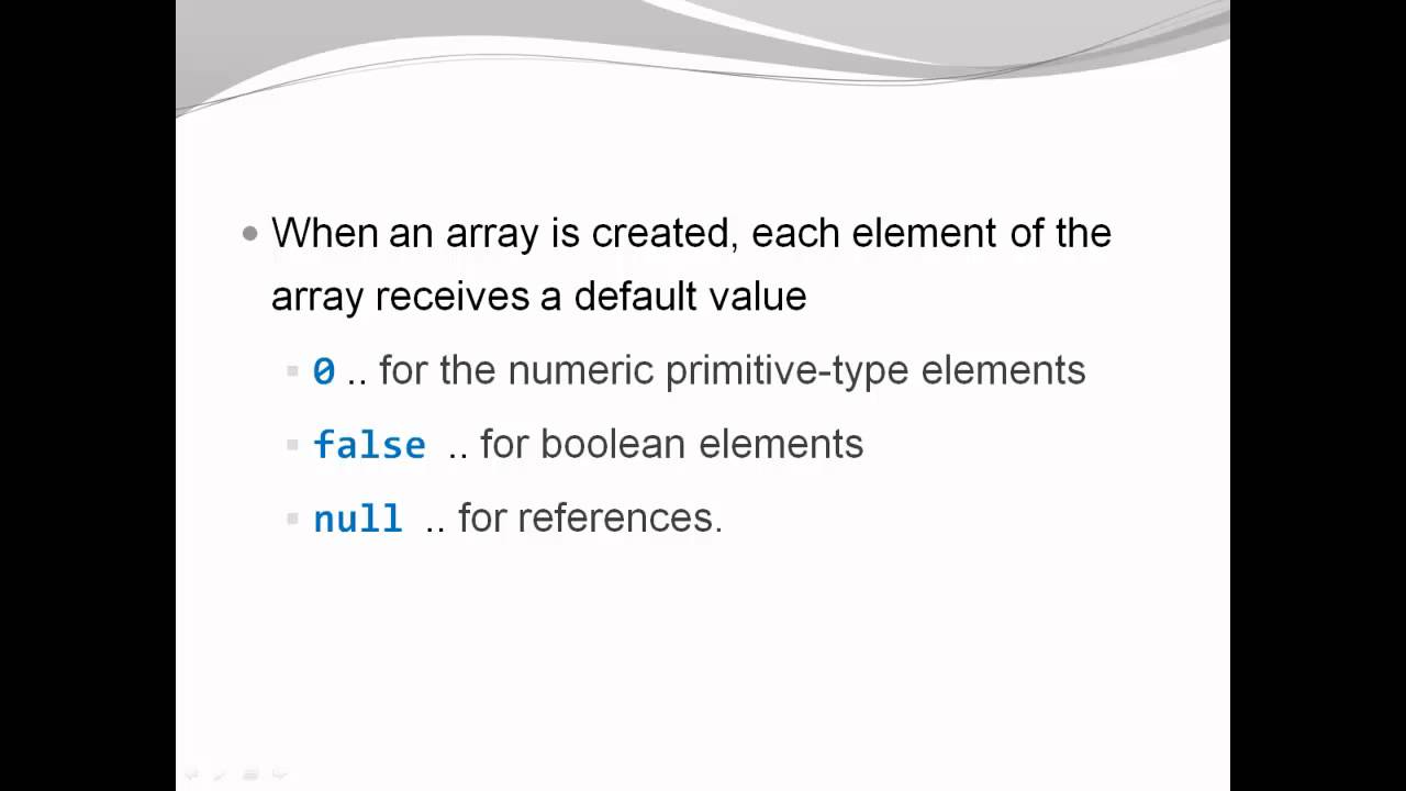Java Basics - Arrays Introduction Part2