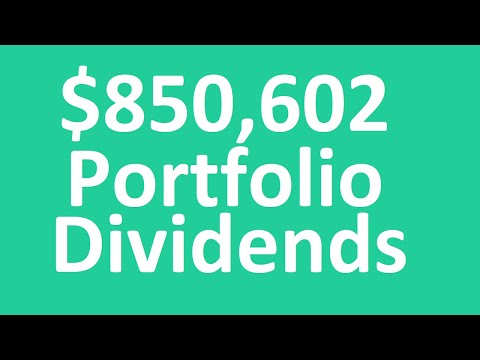 $850,602 Robinhood Portfolio Dividends | Investing In Stocks For Beginners