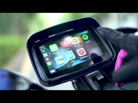 CarPlay&Android Auto Dashboard Console for Motorcycles