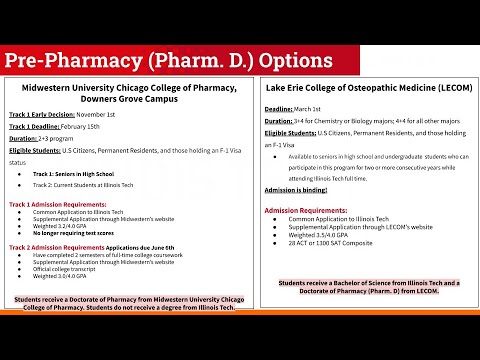 Differences Between the Pharm.D. Program at Midwestern University and LECOM