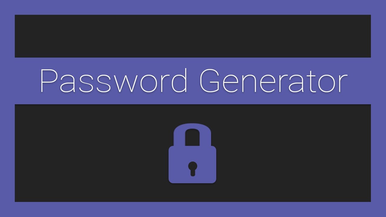 JavaScript Password Generator