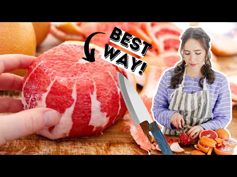 How to Cut a Grapefruit 5 Ways! The BEST Way to Eat a Grapefruit!