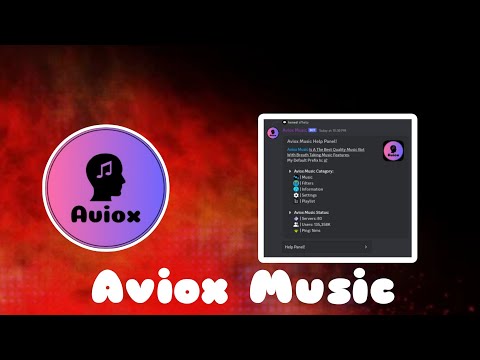 Aviox Music Discord Bot 2023 #1 The Best Music Bot Discord With Free Features!