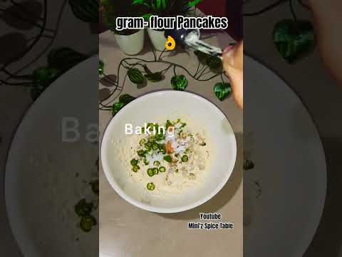 gram- flour Pancakes π #shorts #pancakes #shortsvideo