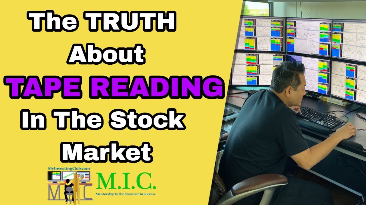 How To Read Tape In The Stock Market | The Truth About TAPE READING!!!