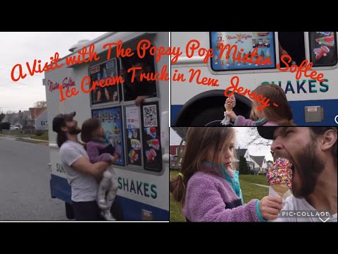 A Visit with The Popsy Pop Mister Softee Truck in New Jersey - Springtime 2023!
