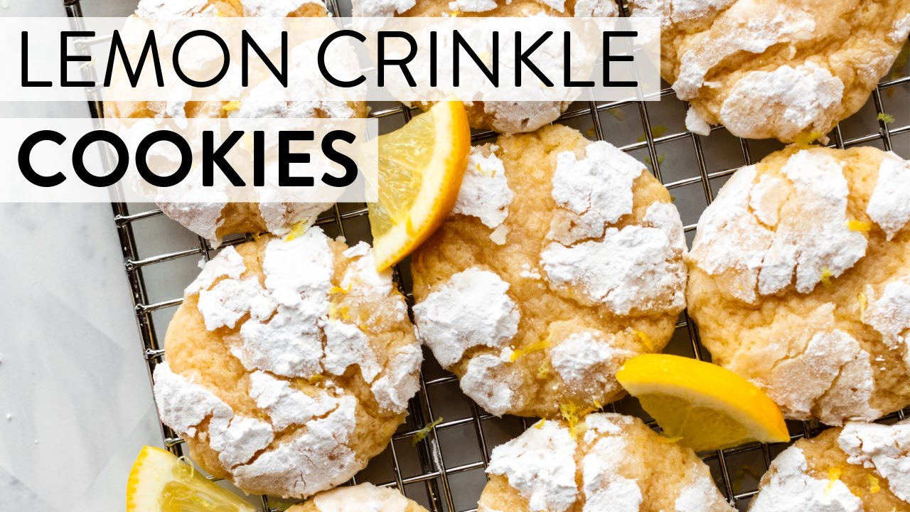 Lemon Crinkle Cookies | Sally's Baking
