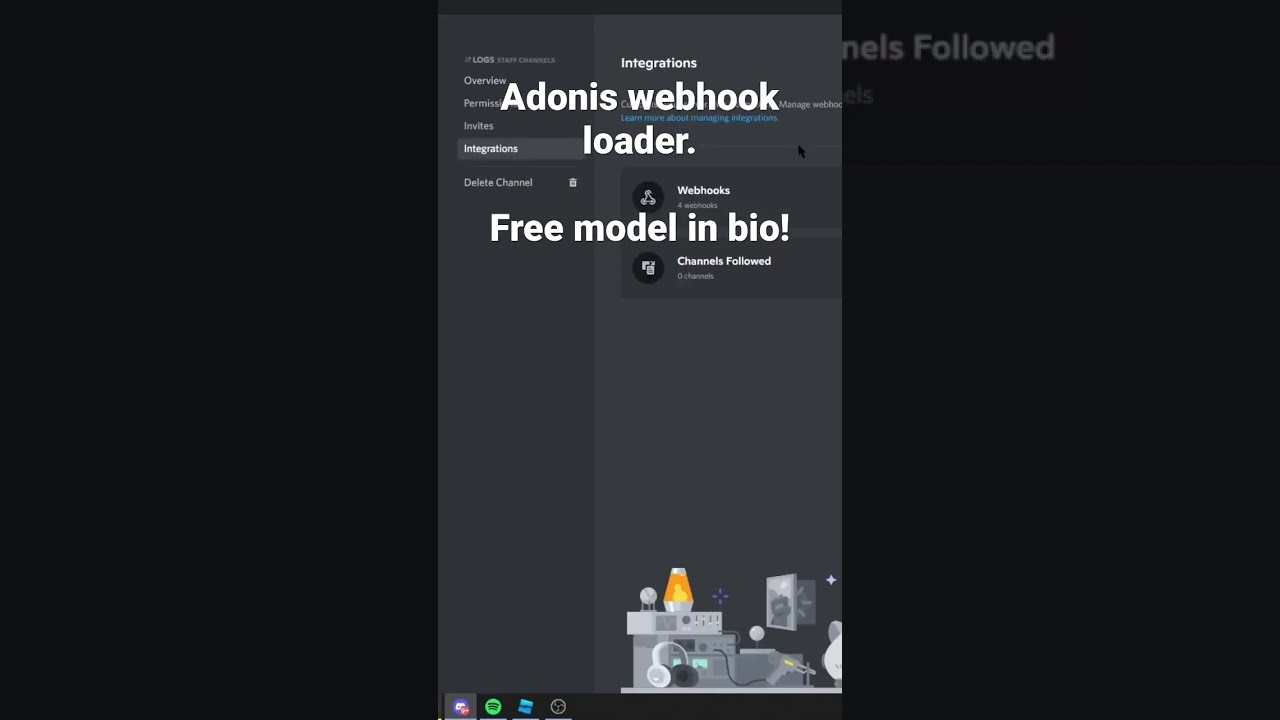 Adonis Roblox webhook command logged