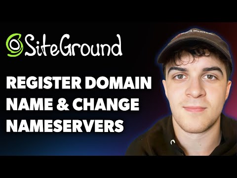 Register Domain Name at Siteground and Change Nameservers (Full 2025 Guide)