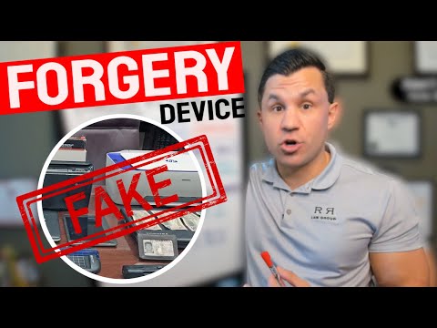 Forgery Device Criminal Charges in Arizona A.R.S. 13-2003