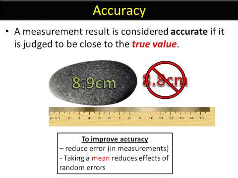 GCSE Scientific language - Reliability and accuracy