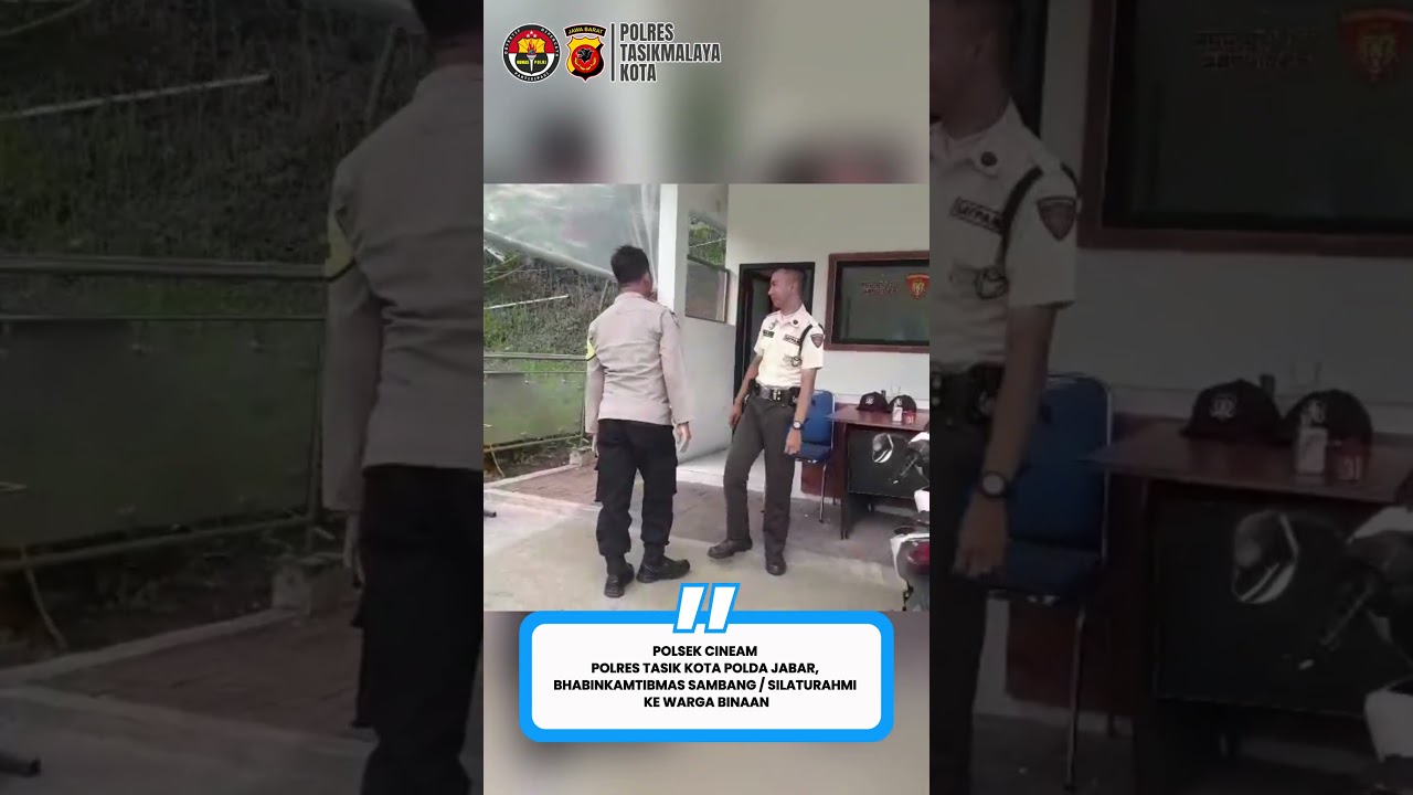 Polsek Cineam Polres Tasik Kota Polda Jabar, Bhabinkamtibmas sambang / silaturahmi ke warga binaan