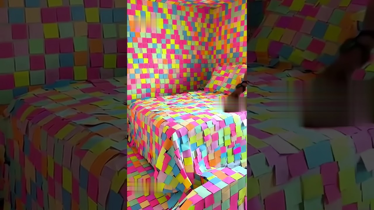 Sticky Note Prank Explosion 😂 | Room Covered in 1,000 Notes!