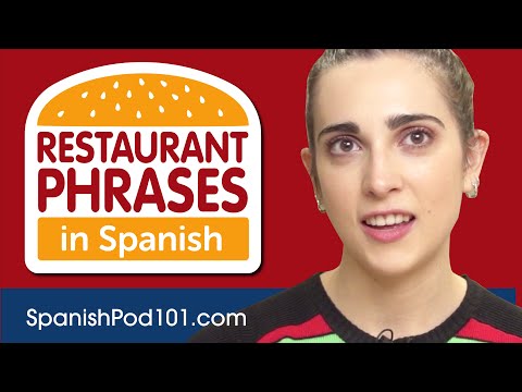 All Restaurant Phrases You Need in Spanish Learn Spanish in 20 Minutes!