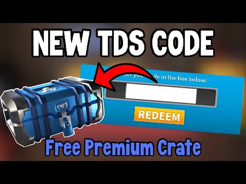 NEW TDS CODE (Free Premuim Crate) | Tower Defense Simulator ROBLOX