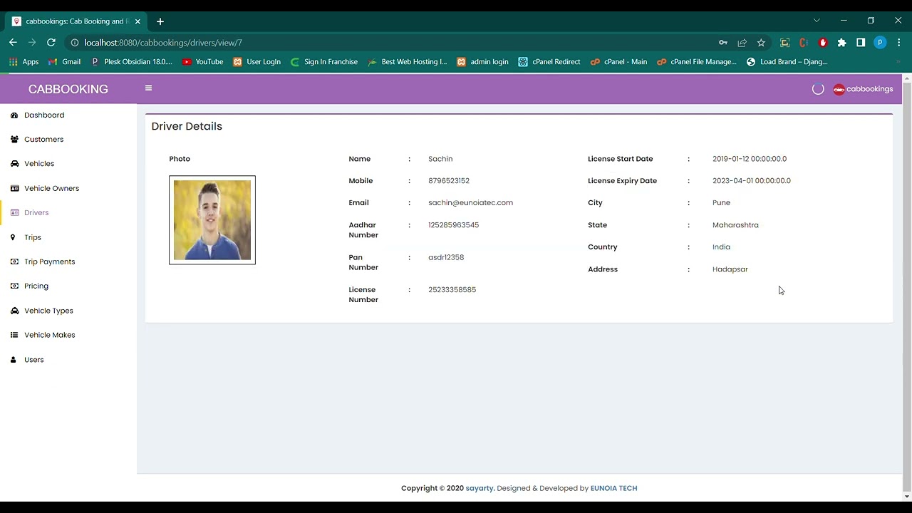 Xform-Cab Booking System