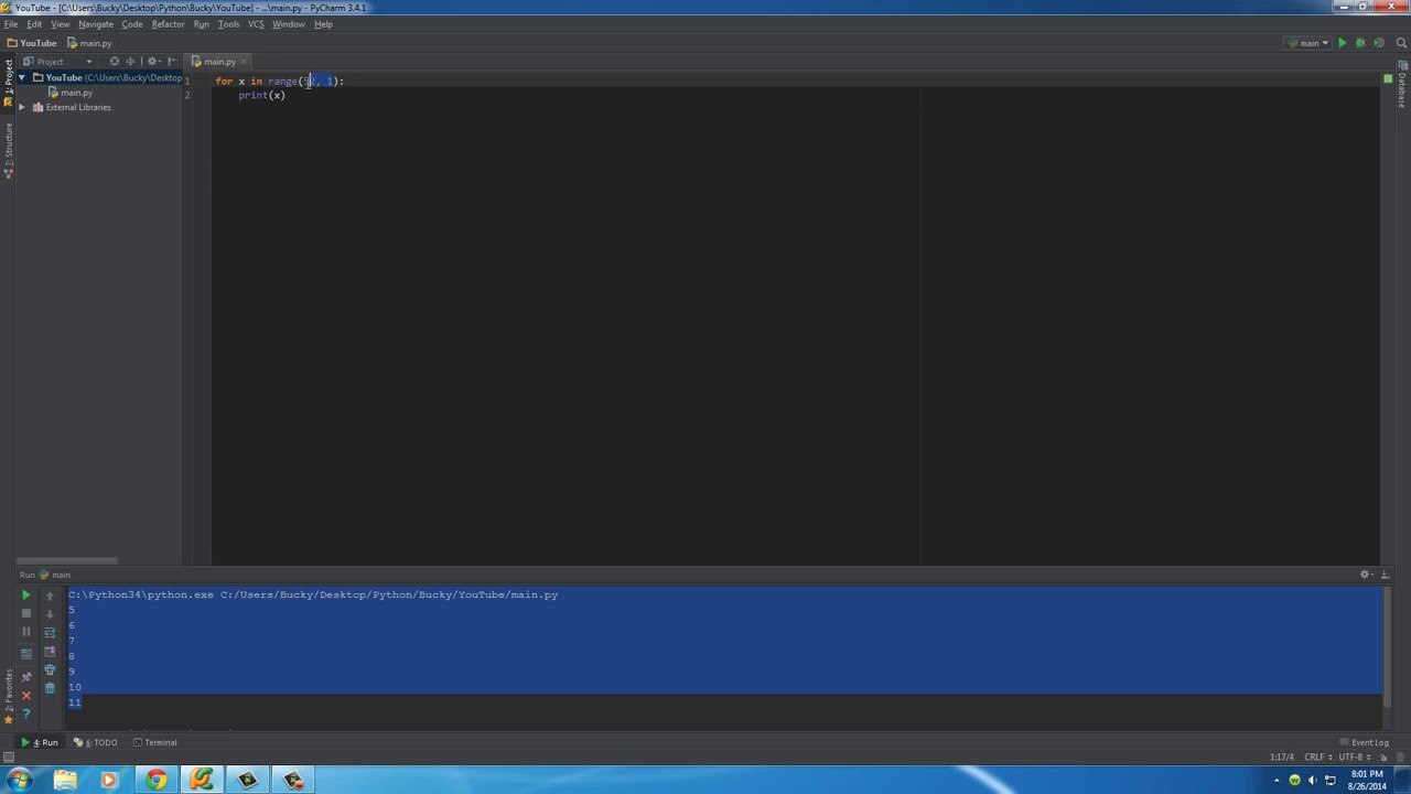 09 Python Programming Tutorial - Range and While
