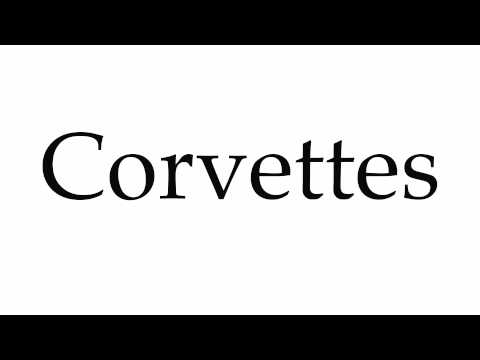How to Pronounce Corvettes