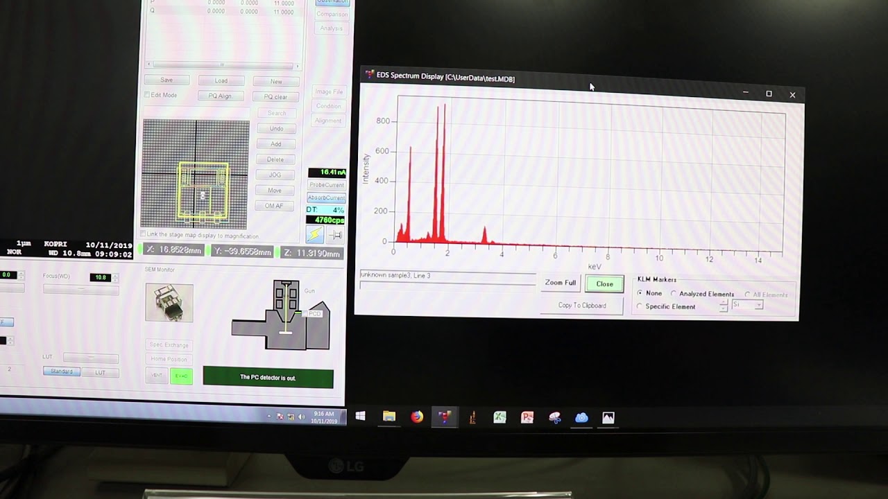 JEOL EDS Processing Time problem