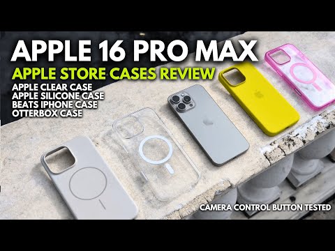 ALL Apple Store Cases for IPHONE 16 PRO MAX Review + Camera Control Button Tests