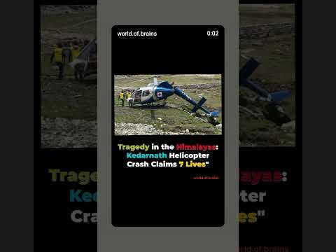 KEDARNATH HELICOPTER CRASH #shorts