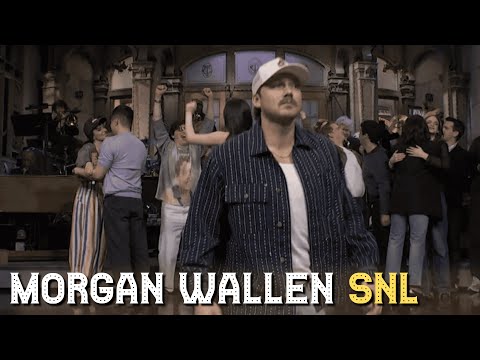 Morgan Wallen Walks off the SNL Stage