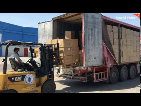 World Vision partners with World Food Programmes (WFP) to deliver personal protective equipment