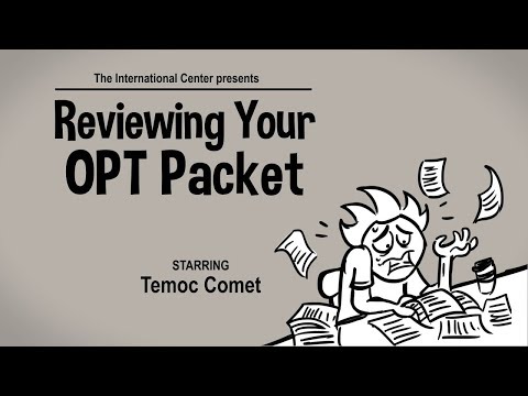 Post-Completion OPT Packet Review