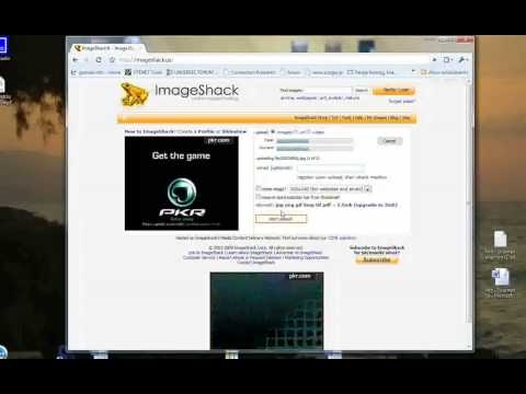 how to upload photo to imageshack.us