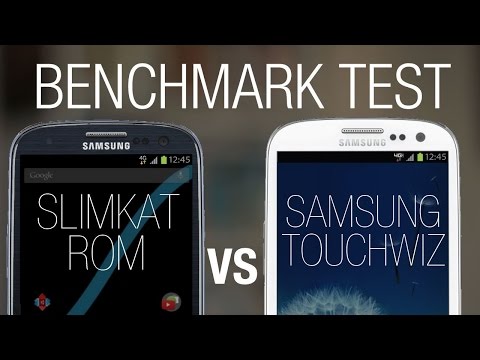 SlimKat 3.0.64 vs Samsung Touchwiz - Full Antutu Benchmark Test 2014 (Galaxy SIII)