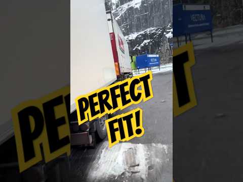 Parked like a boss! 💪 zero room left! #truckdriver #lkw #camion #automobile #perfect #logística