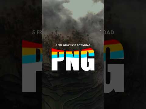 🎨 Best Sites for Free PNG Images! #graphicdesign #photoshop #uiuxcreative
