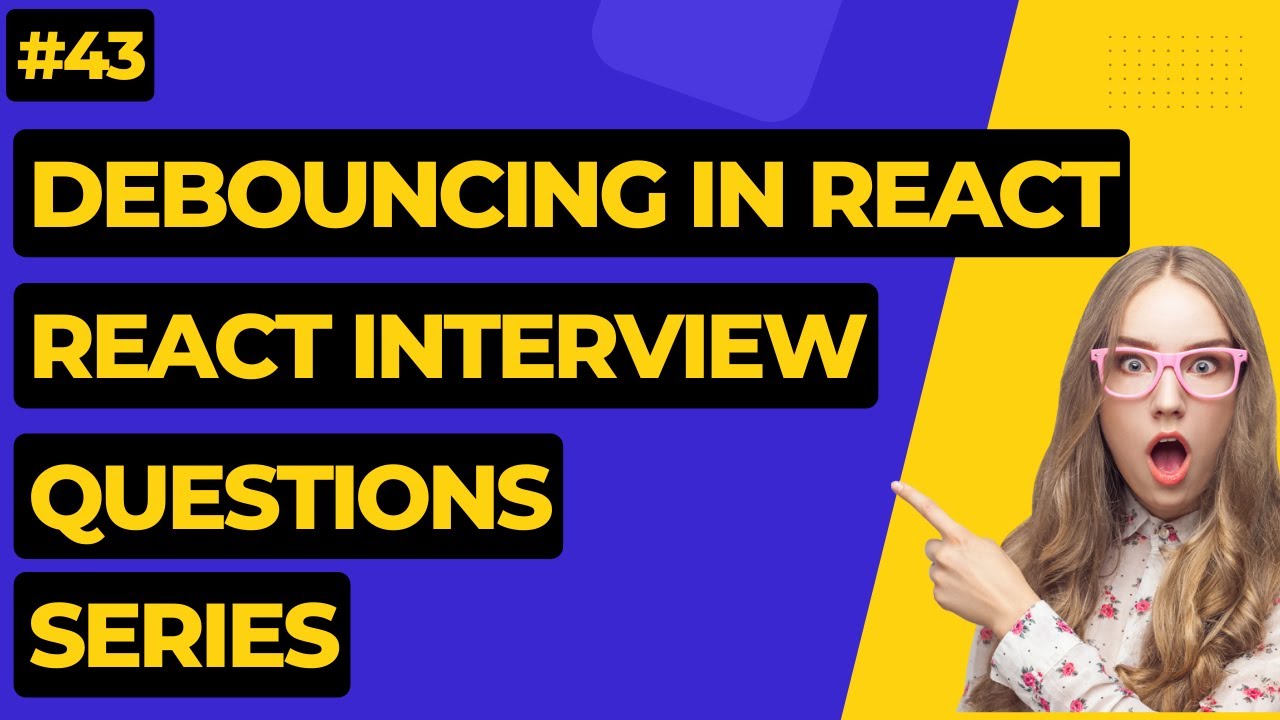 #43 Debouncing In React | React Interview Questions #react #reactinterviewquestions #codingdoctor
