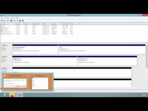 Configuring Windows 8 Tutorial: Disk Management Tools | K Alliance