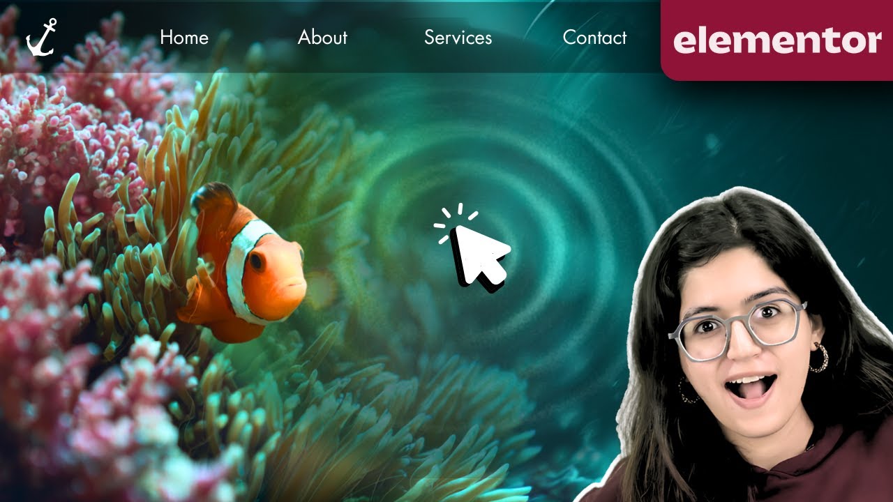 Rippling Water Cursor Effect - Elementor + CSS