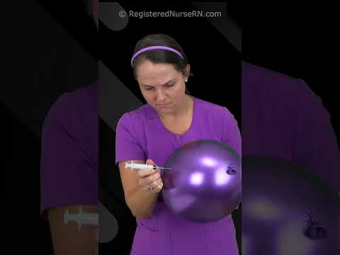 Needle Balloon Pop Challenge Test #shorts #nursing #challenge