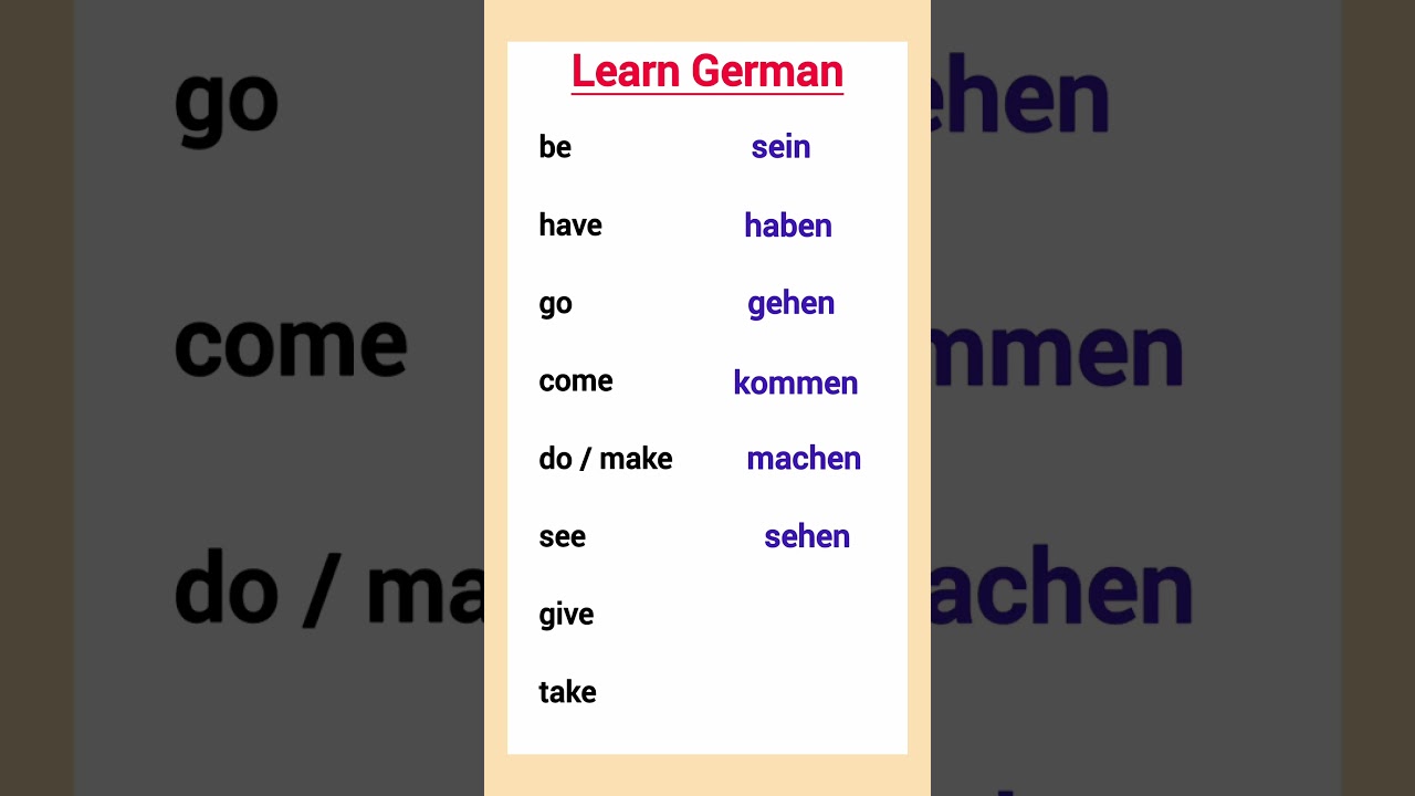 🔥 Master German Verbs FAST  | Easy Guide for Beginners 🎯 #LearnGerman #GermanVerbs #LanguageLearning