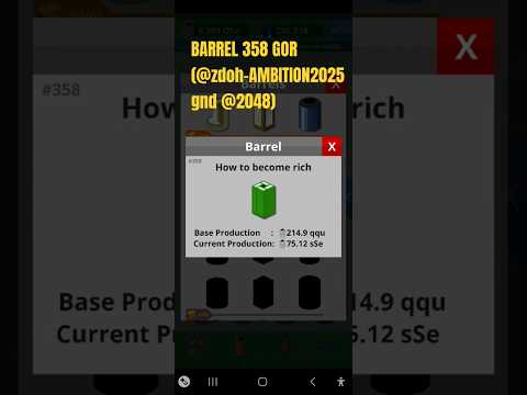 "HOW TO BECOME RICH" BARREL (@zdoh-AMBITION2025 &@2048 F.B) | @zdohroblox-bf364