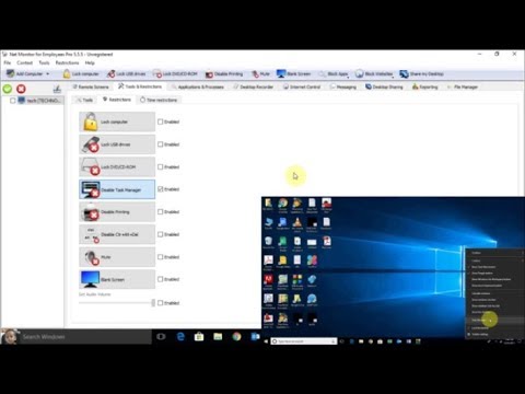 How to Easily Remotely Monitor and Control Network Computers using Net monitor for Employees Pro