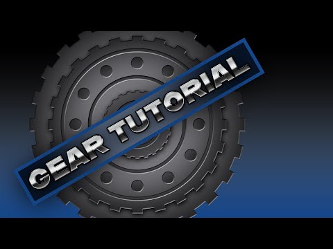 How to Make Gears or Sprockets in Photoshop - Free PSD