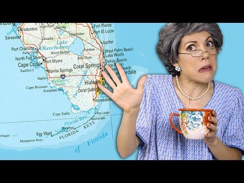 Abuela Tries to Pronounce CITIES IN FLORIDA | mitú