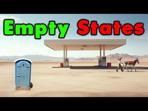 Half of America is Empty! 10 EMPTY States.