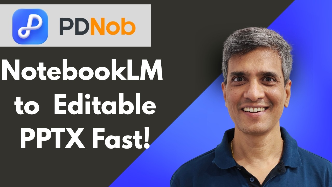 [Easy!!] How to Convert NotebookLM PDF Slides to Editable PowerPoint Slides (PPT)