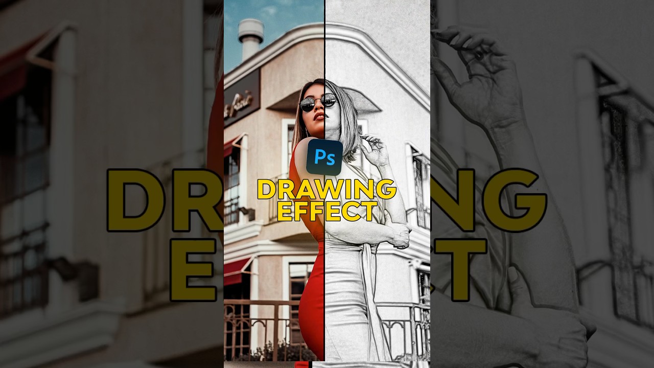 How To Create A SKETCH Effect In Photoshop!