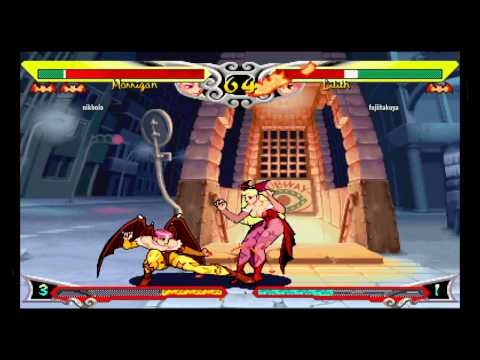 Darkstalkers III~ Morrigan (nikholo) vs Lilith (fujitakuya) HD