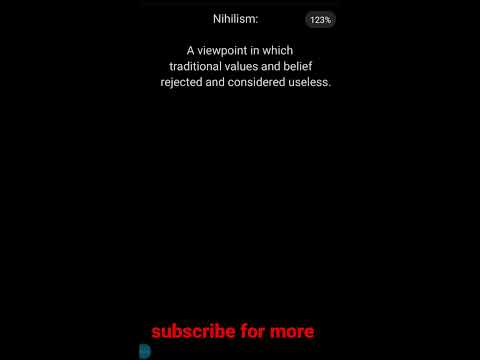 Nihilism #synonyms #vacabulary #bank #viral#shorts #trendingshorts #englih #grammar @wazirkashif