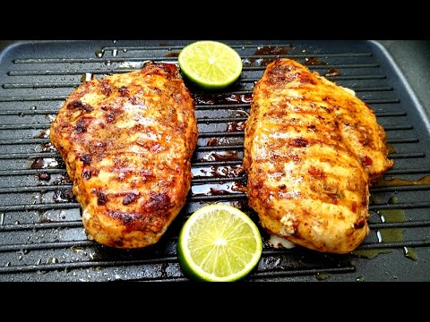 Grilled Chicken Breast With Mushroom Sauce | Chicken Breast With Sauce | Roasted Juicy Chicken Dish