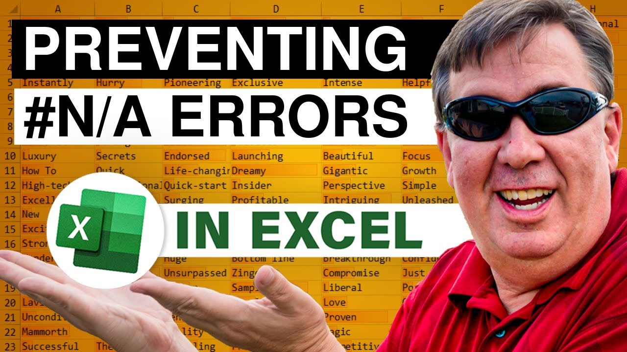 Mrexcels Learn Excel 853 Preventing Na Mrexcel Message Board