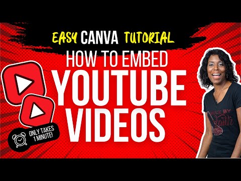How to Embed YouTube Videos: Easy Canva Tutorial!