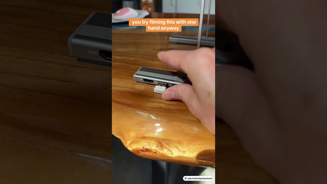 So much more than just a laptop stand! USB C Laptop Docking Station - 7 in 1 USB C Hub with 4K HD